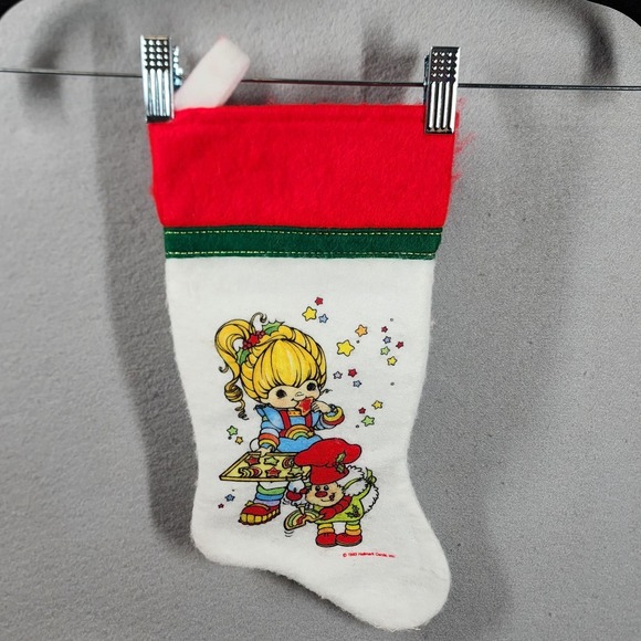 Hallmark | Holiday | Vintage Rainbow Brite Christmas Stocking Hallmark ...